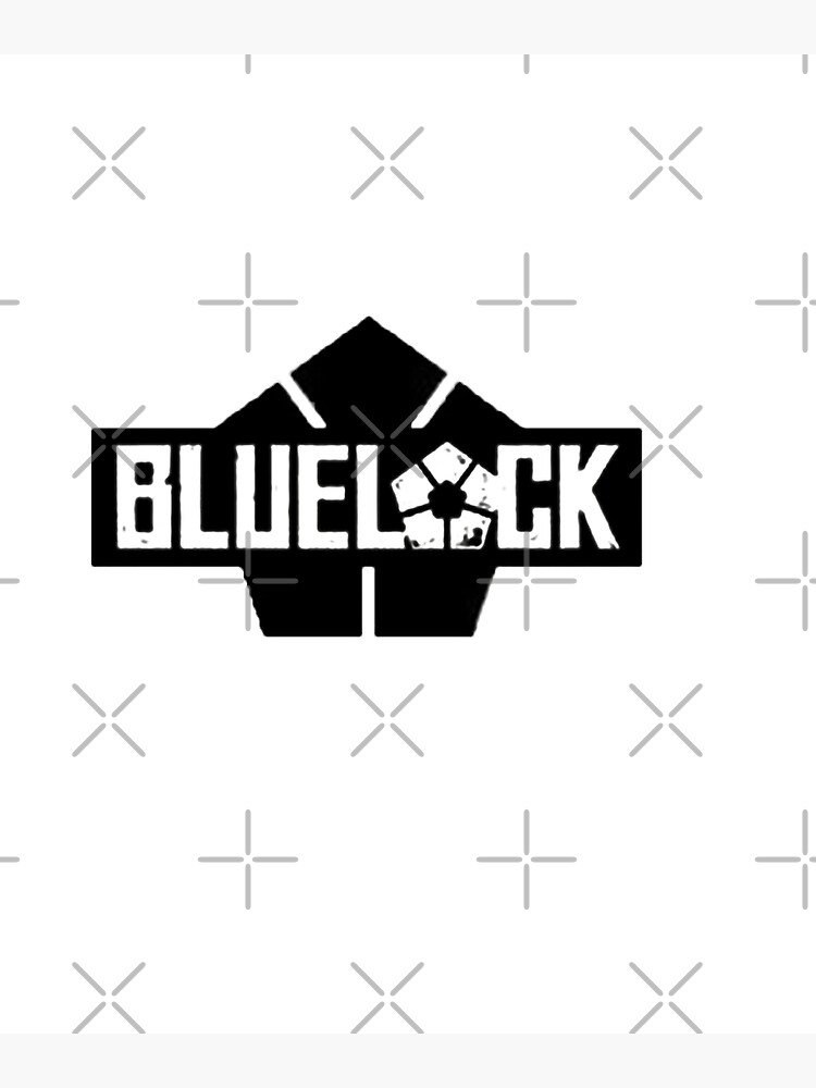 "blue lock logo " Poster for Sale by MohamedATouil | Redbubble