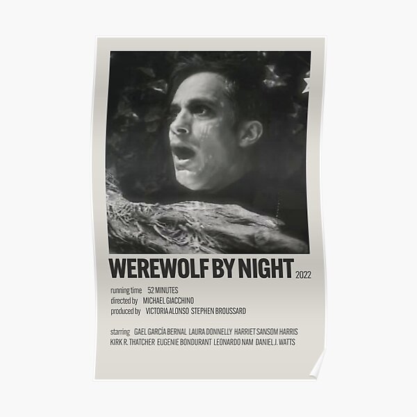 "Werewolf by Night TV Special 2022 Alternative Minimalist Movie/Show ...