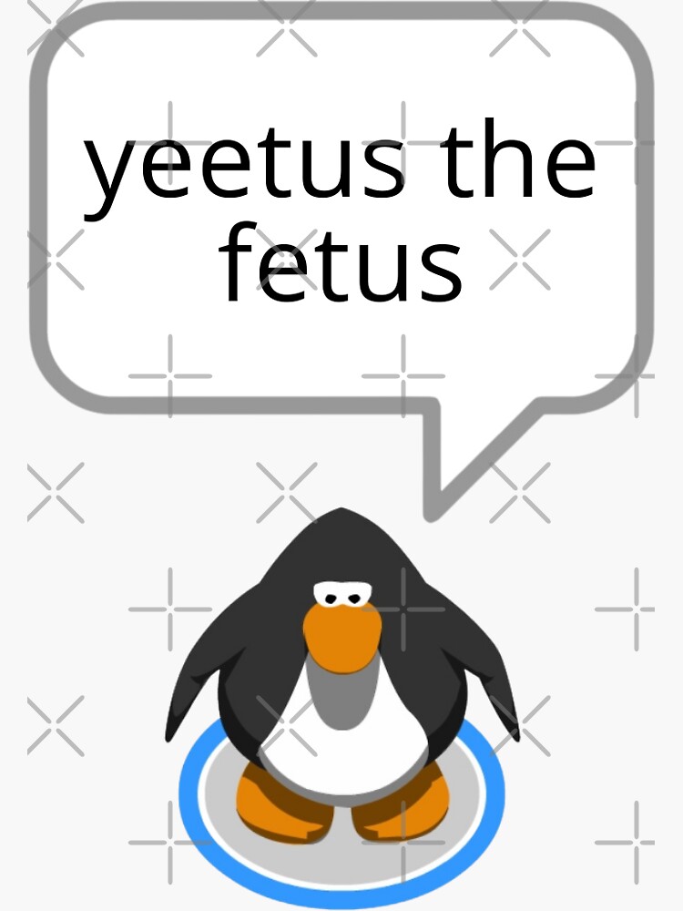"yeetus the fetus" Sticker for Sale by oemgee-art | Redbubble