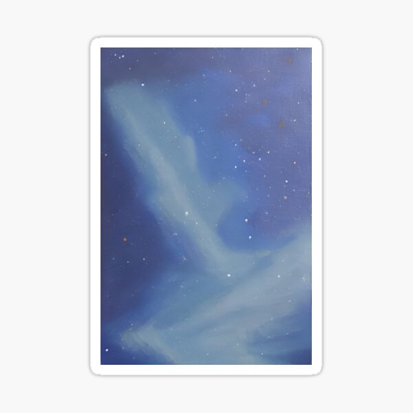 "Blue Cosmos" Sticker for Sale by aqous5 | Redbubble
