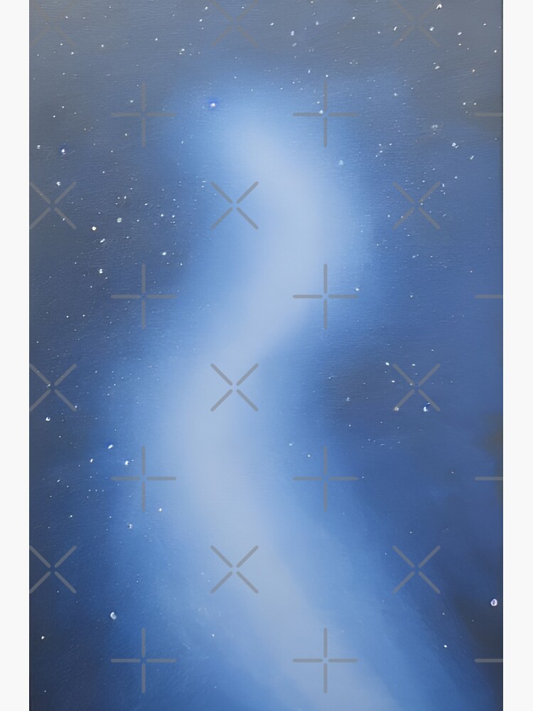 "Blue Rift Cosmos" Sticker for Sale by aqous5 | Redbubble