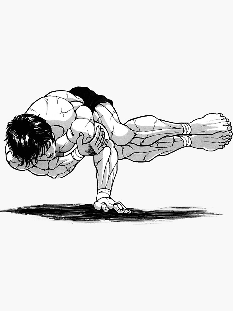 "Baki Hand Pose - Baki the Grappler" Sticker for Sale by Umbozuwear ...