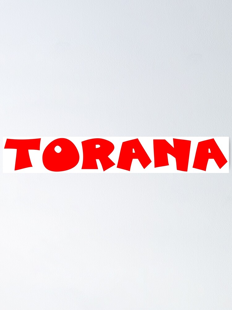 "TORANA" Poster for Sale by DomGDesign | Redbubble