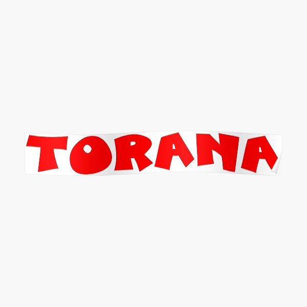 "TORANA" Poster for Sale by DomGDesign | Redbubble