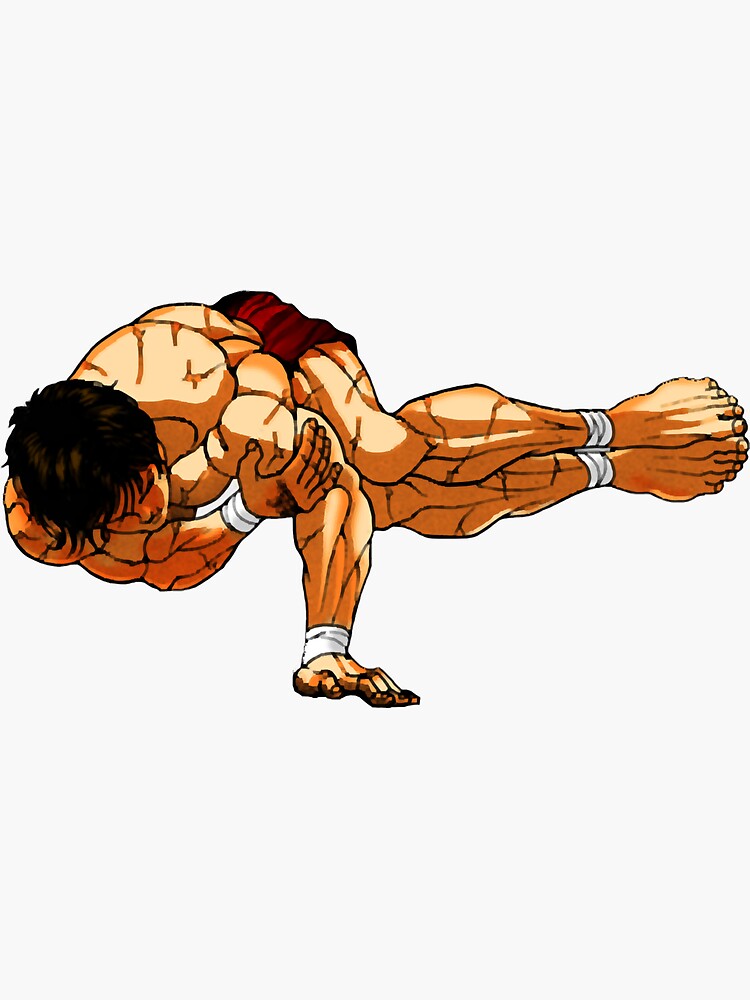 "Baki Hanma Pose" Sticker for Sale by Umbozuwear | Redbubble