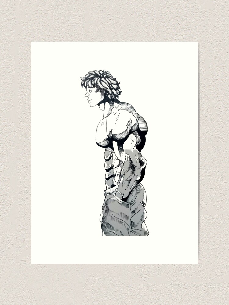 "baki hanma pose " Art Print for Sale by Umbozuwear | Redbubble