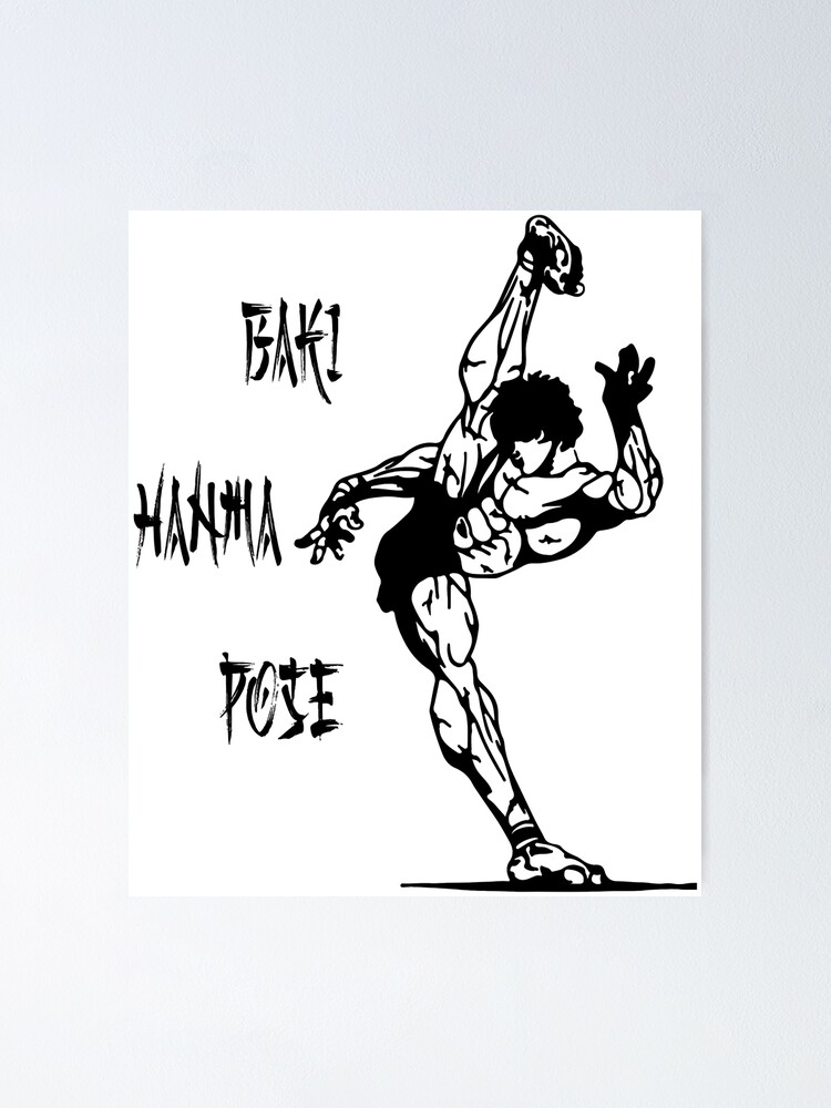 "Baki Hanma Pose get your unique style now" Poster for Sale by ...