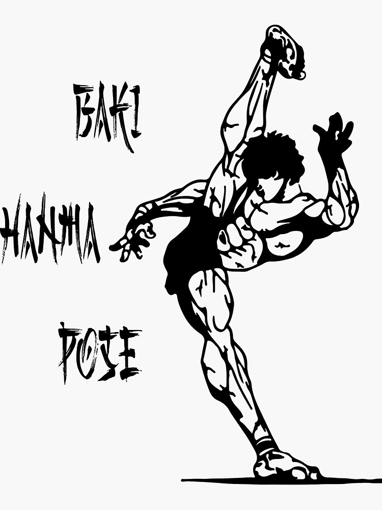 "Baki Hanma Pose get your unique style now" Sticker for Sale by ...