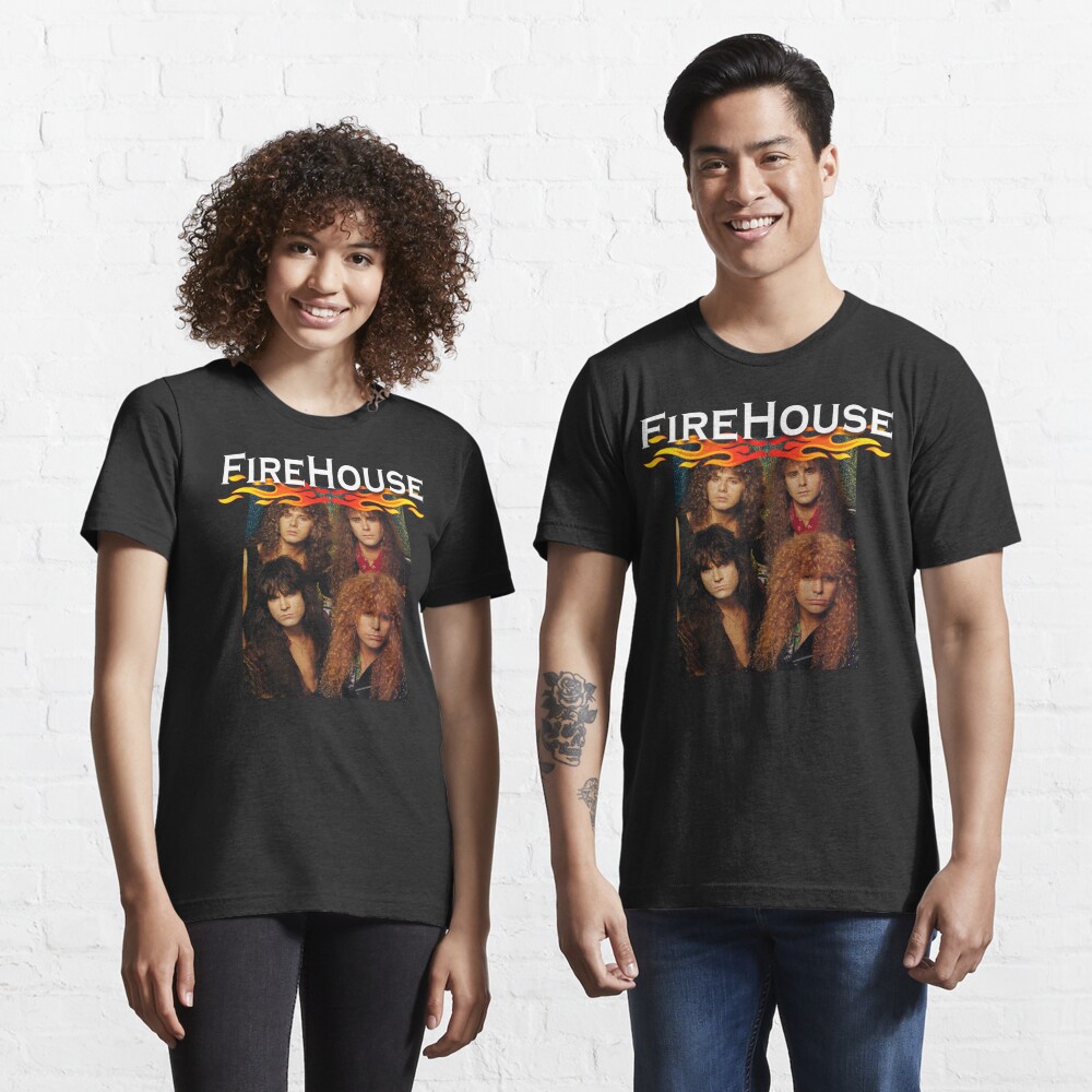 "Graphic Design of FireHouse Rock Band Merchandise" T-shirt for Sale by ...