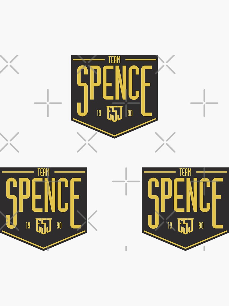 "Team Spence retro" Sticker for Sale by iccdesign | Redbubble