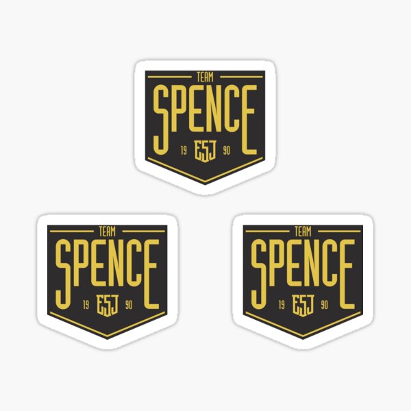 "Team Spence retro" Sticker for Sale by iccdesign | Redbubble