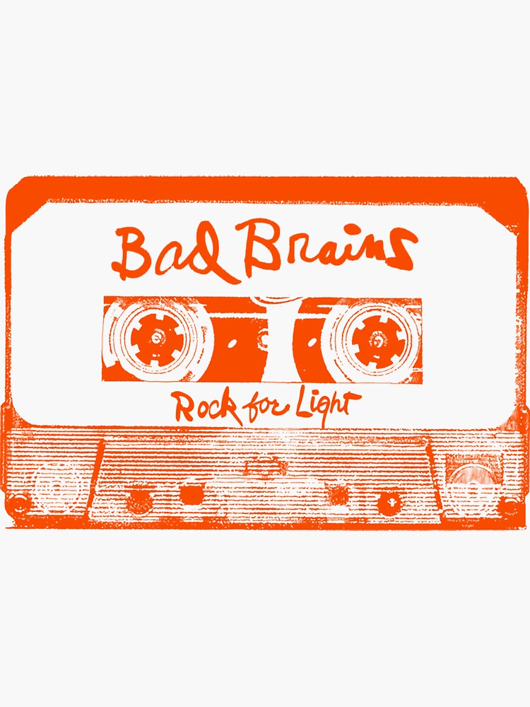 "Funny For Men Bad Brains Cassette Tape" Sticker for Sale by JasoScott ...