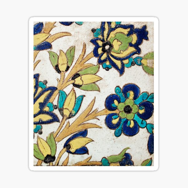 "Iranian tile" Sticker for Sale by Taniahshop | Redbubble