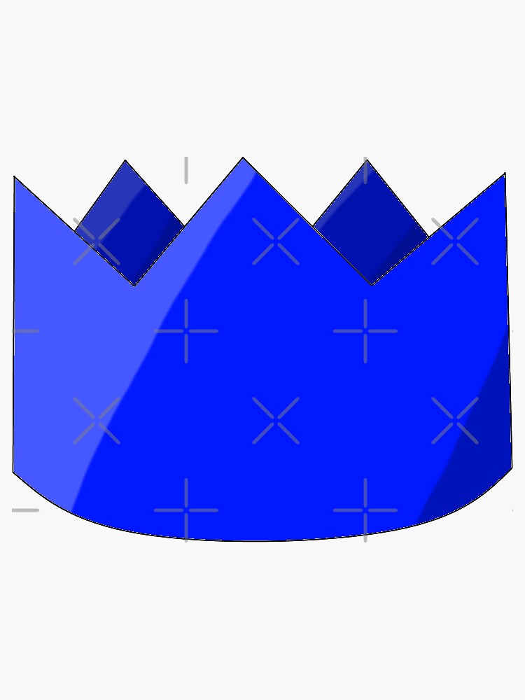 "Blue Part Hat" Sticker for Sale by DoodleDans | Redbubble