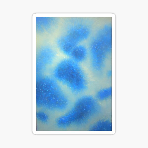 "Electric Blue Skies" Sticker for Sale by aqous5 | Redbubble