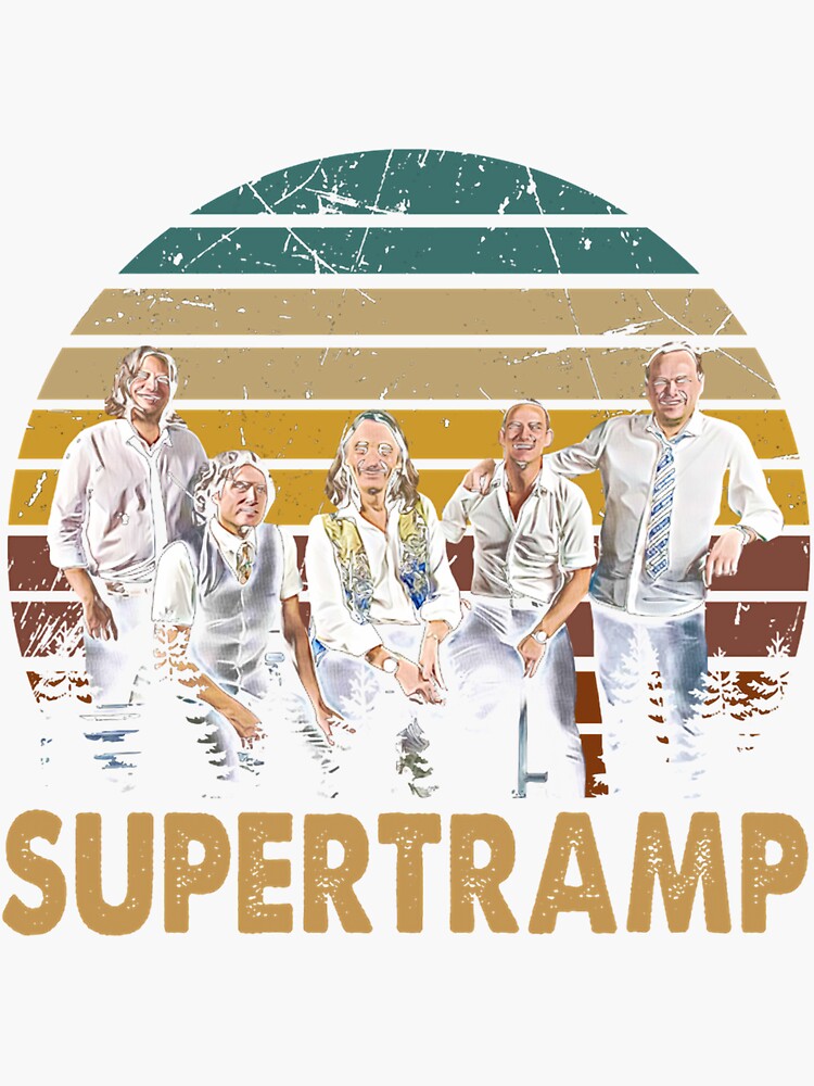 "Rock Band Supertramp Vintage Retro" Sticker for Sale by OwenKuphal ...