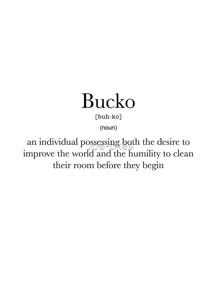 "Bucko Definition - Jordan Peterson" Sleeveless Top by Joe-okes | Redbubble