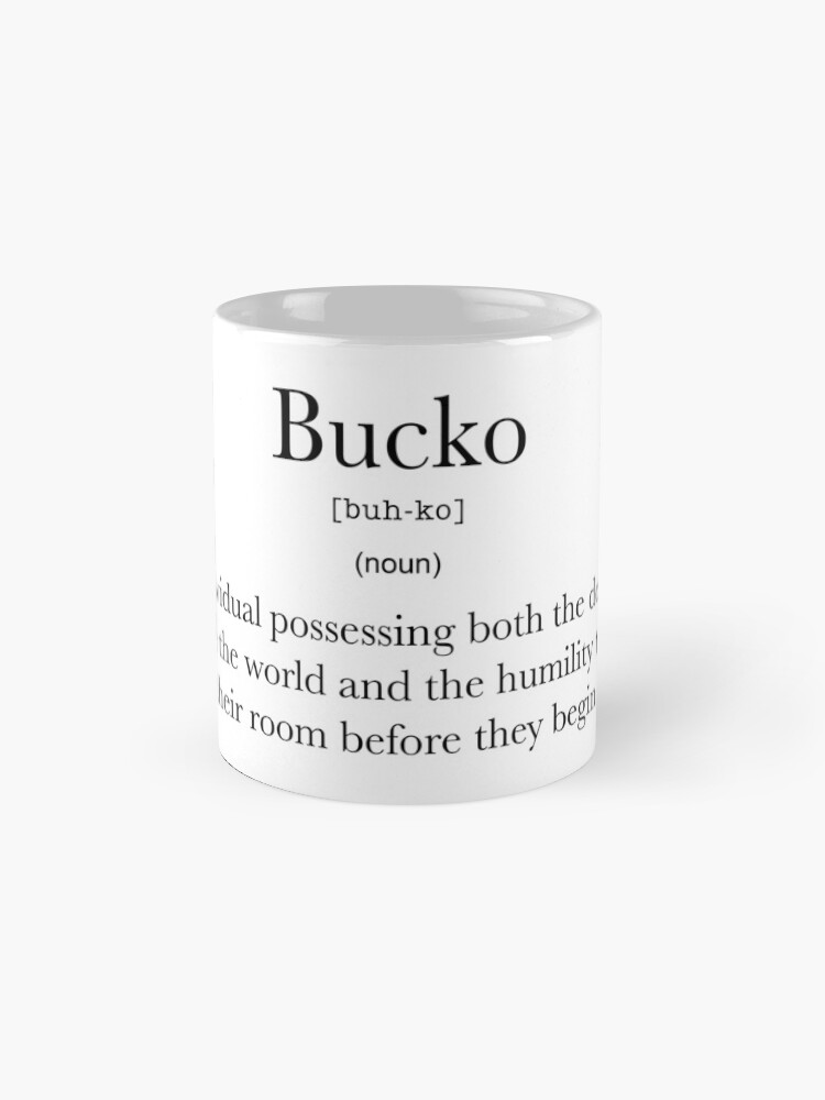"Bucko Definition - Jordan Peterson" Coffee Mug by Joe-okes | Redbubble