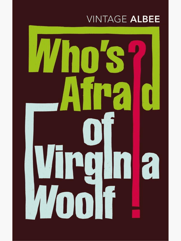 Pegatina for Sale con la obra «Quién teme una camiseta vintage de ...