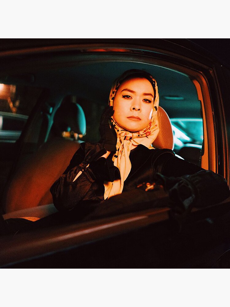 "MITSKI IN THE CAR" Sticker for Sale by BrandyKForth | Redbubble