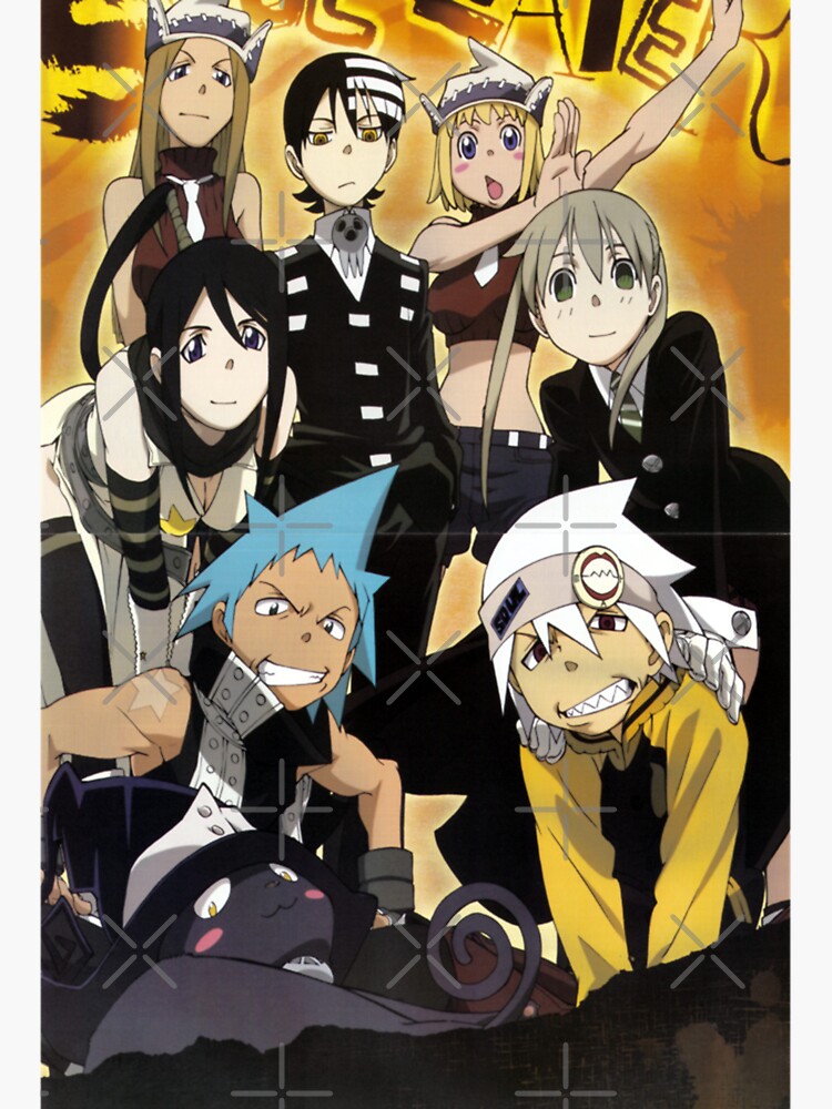 "Print Soul eater Manga Soul Eater Characters" Sticker for Sale by ...