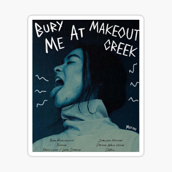 "Makeout Creek - Mitski" Sticker for Sale by BrandyKForth | Redbubble
