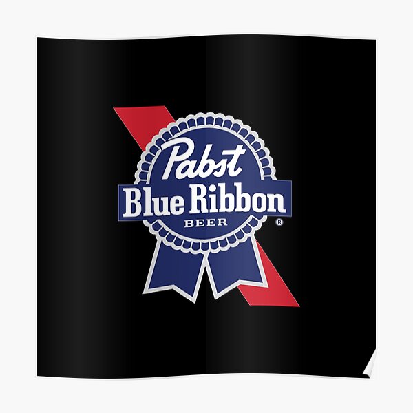 "PBR. Pabst Blue Ribbon" Poster for Sale by iliavern | Redbubble