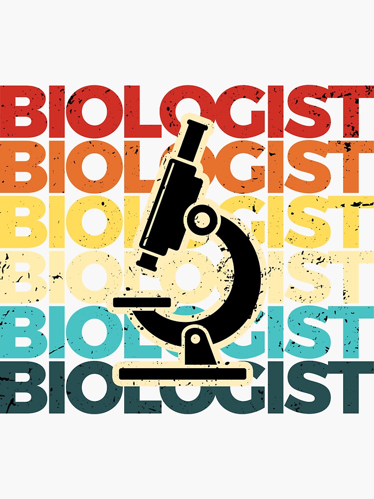 "Biology Retro Biologist Vintage" Sticker for Sale by NestaReign ...