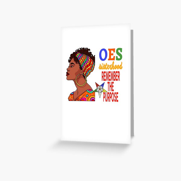 "OES Order Of The Eastern Star Logo Sisterhood Remember The Purpose ...