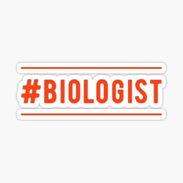 "Biology Biologist Tag" Sticker for Sale by NestaReign | Redbubble