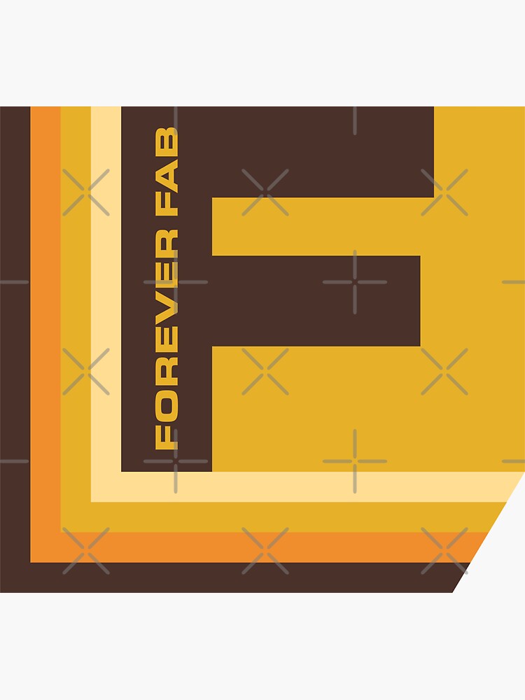 "Forever Fab" Sticker for Sale by creativetshop | Redbubble