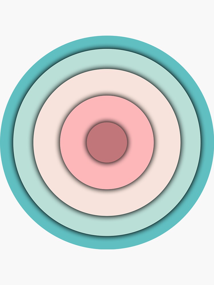 "Summer Fun | Circle Series" Sticker for Sale by StudioLourdes | Redbubble