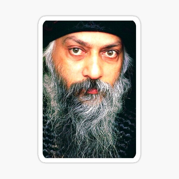 "OSHO | GURU" Sticker for Sale by lazzy-artist | Redbubble