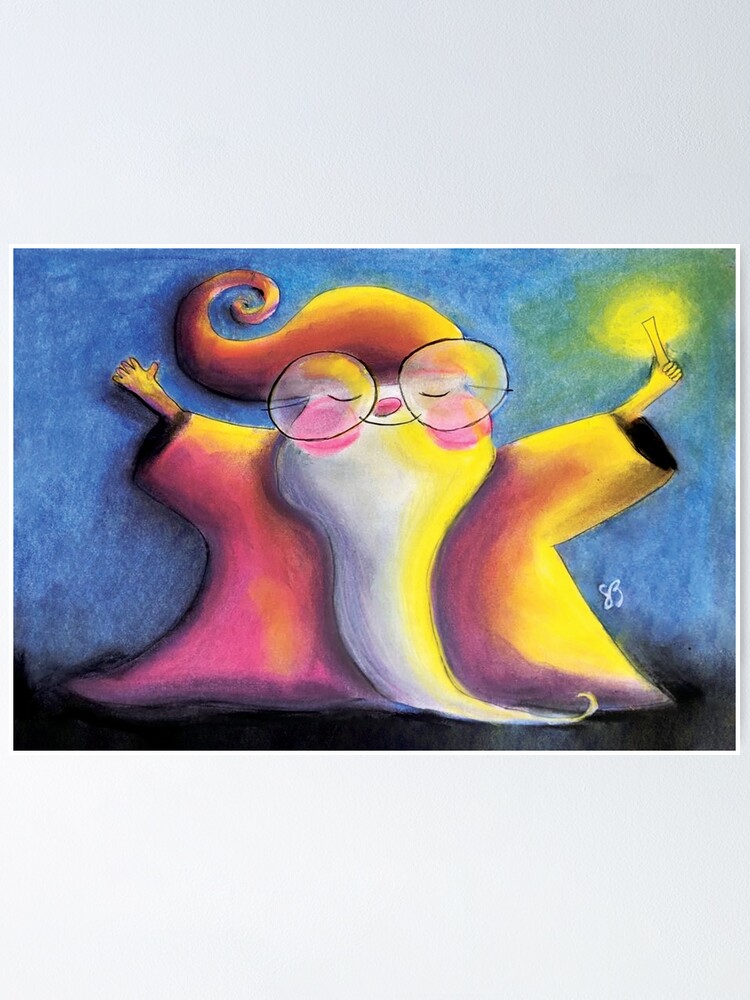 "Wizard" Poster by ZiloDrawings | Redbubble
