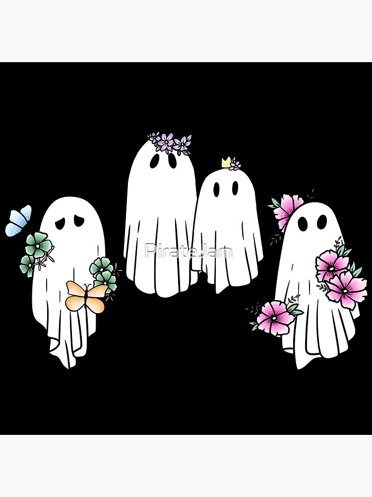 "Cute Sheet Ghosts " Poster for Sale by PirateJam | Redbubble