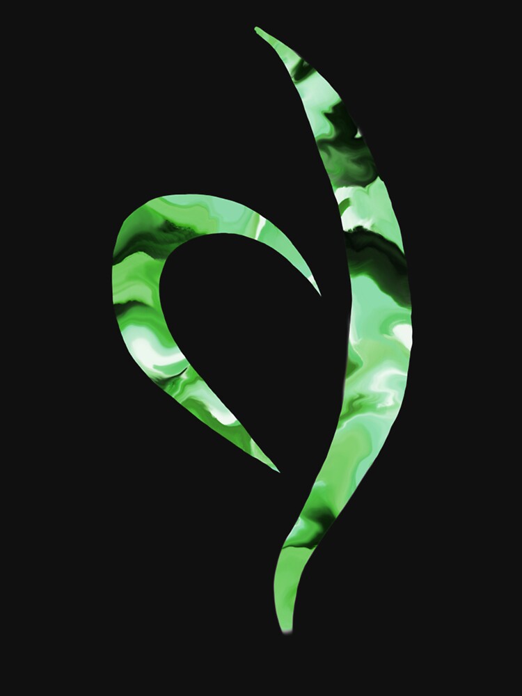 "Green Marbled Neda Symbol " T-shirt for Sale by AlexagHicksy ...