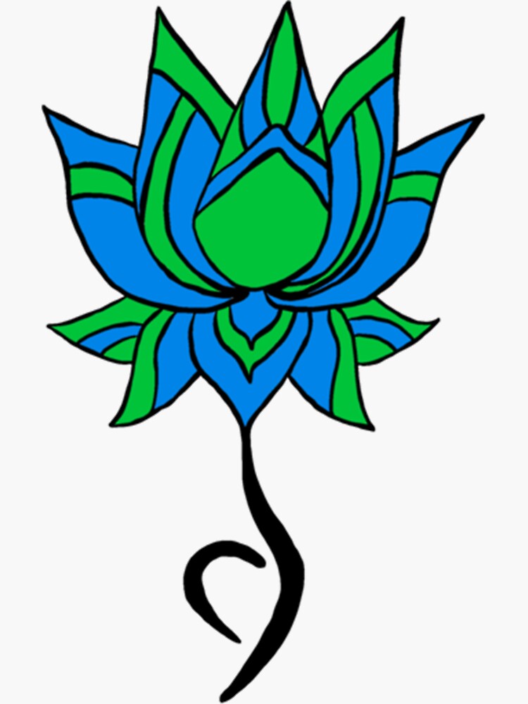 "NEDA lotus symbol _amp_ colors " Sticker for Sale by AlexagHicksy ...