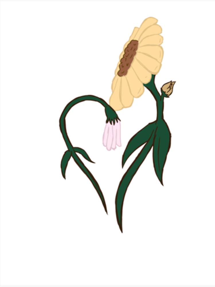 "NEDA Symbol floral " Sticker for Sale by AlexagHicksy | Redbubble