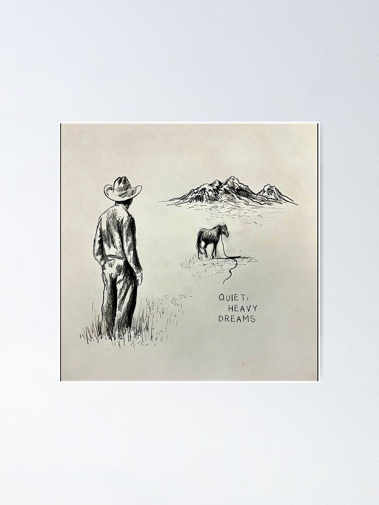 "Quiet heavy dreams" Poster for Sale by DamyantiArt | Redbubble