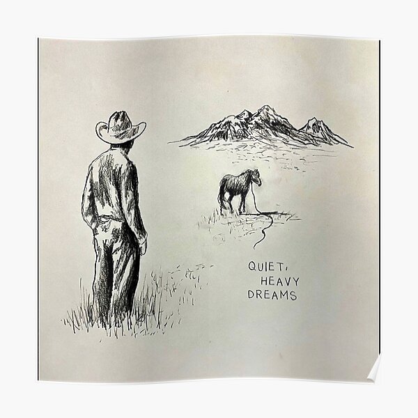 "Quiet heavy dreams" Poster for Sale by DamyantiArt | Redbubble