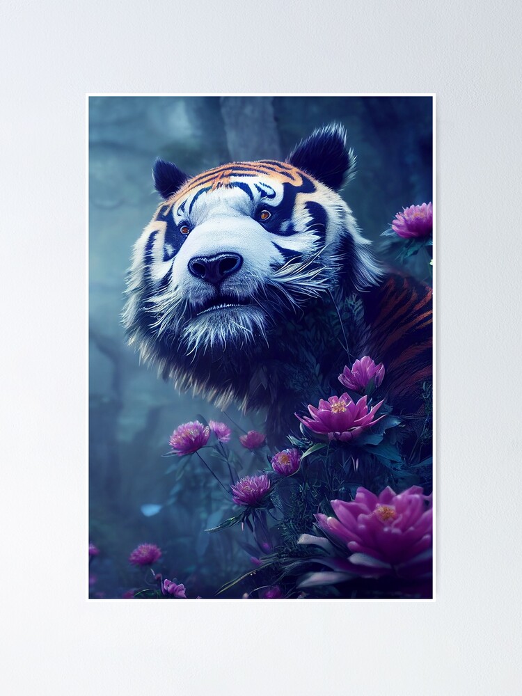 "Tiger Panda Hybrid" Poster for Sale by Crea-Artopia | Redbubble