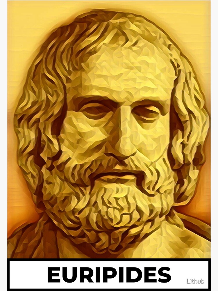 "Euripides Art | Euripides Portrait | Euripides Artwork " Poster for ...