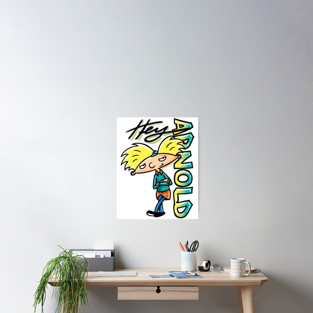 "Hey Arnold Character Grafitti Logo" Poster for Sale by zurasky8 ...
