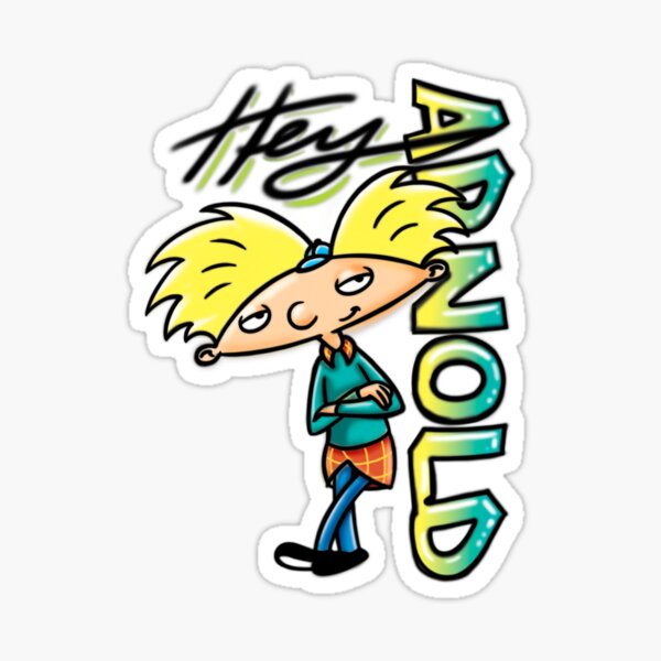 "Hey Arnold Character Grafitti Logo" Sticker for Sale by zurasky8 ...