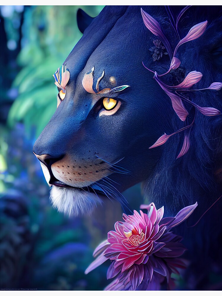 "Lion Panther Hybrid" Sticker for Sale by Crea-Artopia | Redbubble