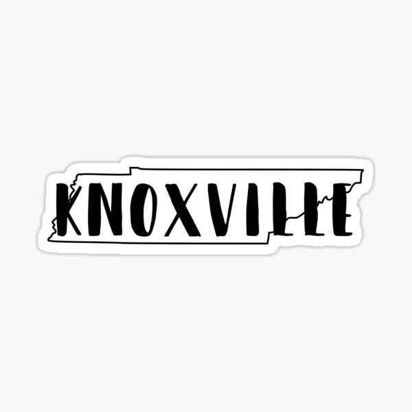 "Knoxville Tennessee" Sticker by mirmirkane | Redbubble