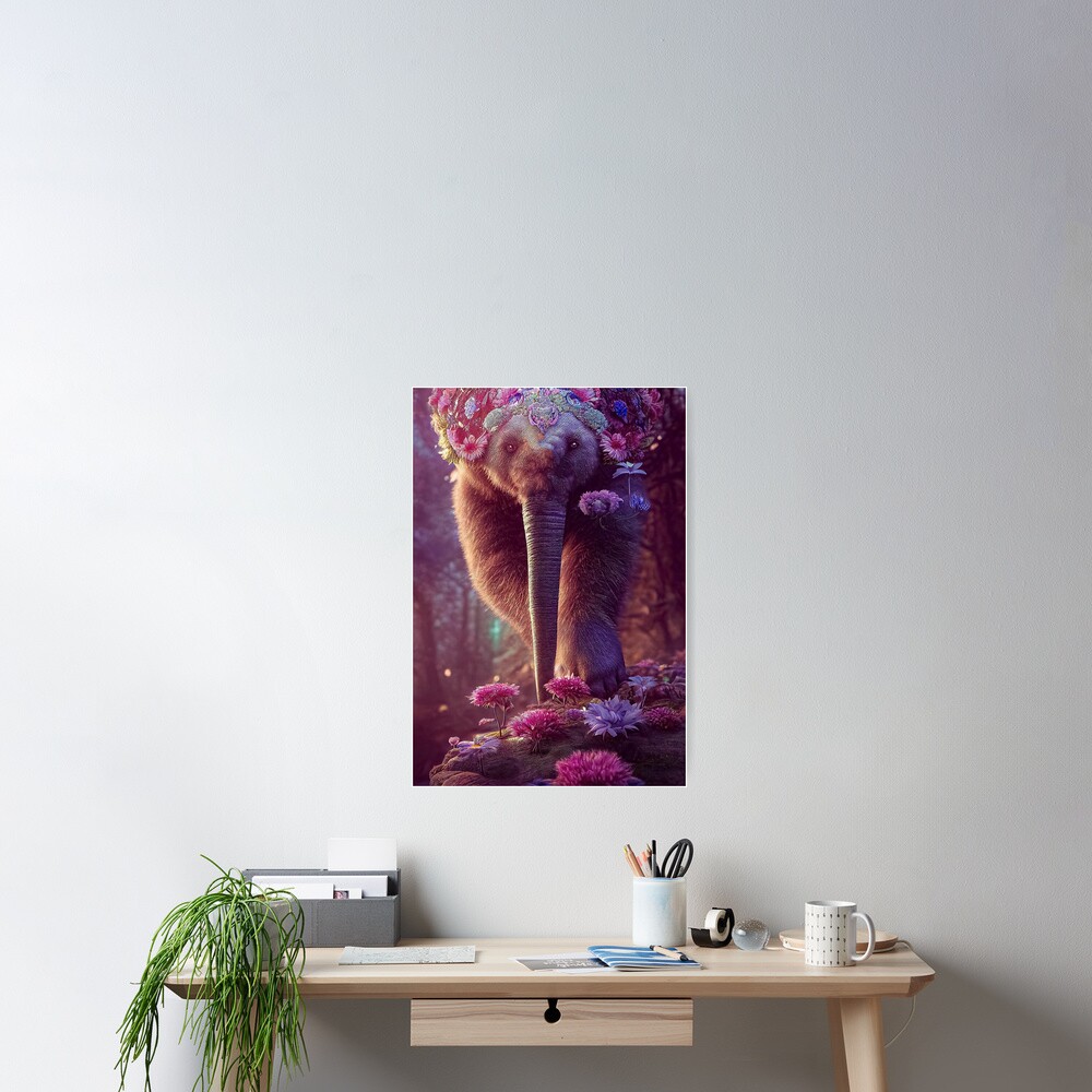 "Elephant Bear Hybrid" Poster for Sale by Crea-Artopia | Redbubble