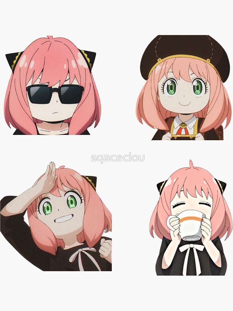 "SpyxFamily Anya Pack" Sticker for Sale by sqaceclou | Redbubble