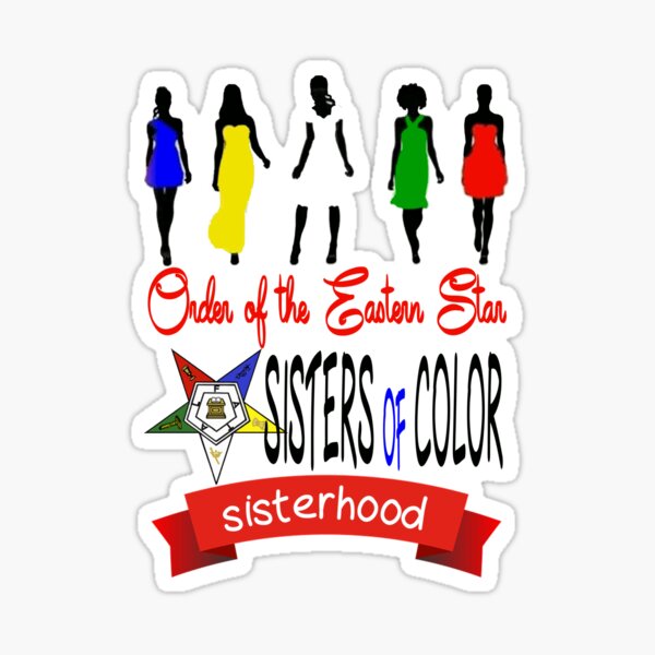 " OES Order Of The Eastern Star Logo Sisterhood " Sticker for Sale by ...