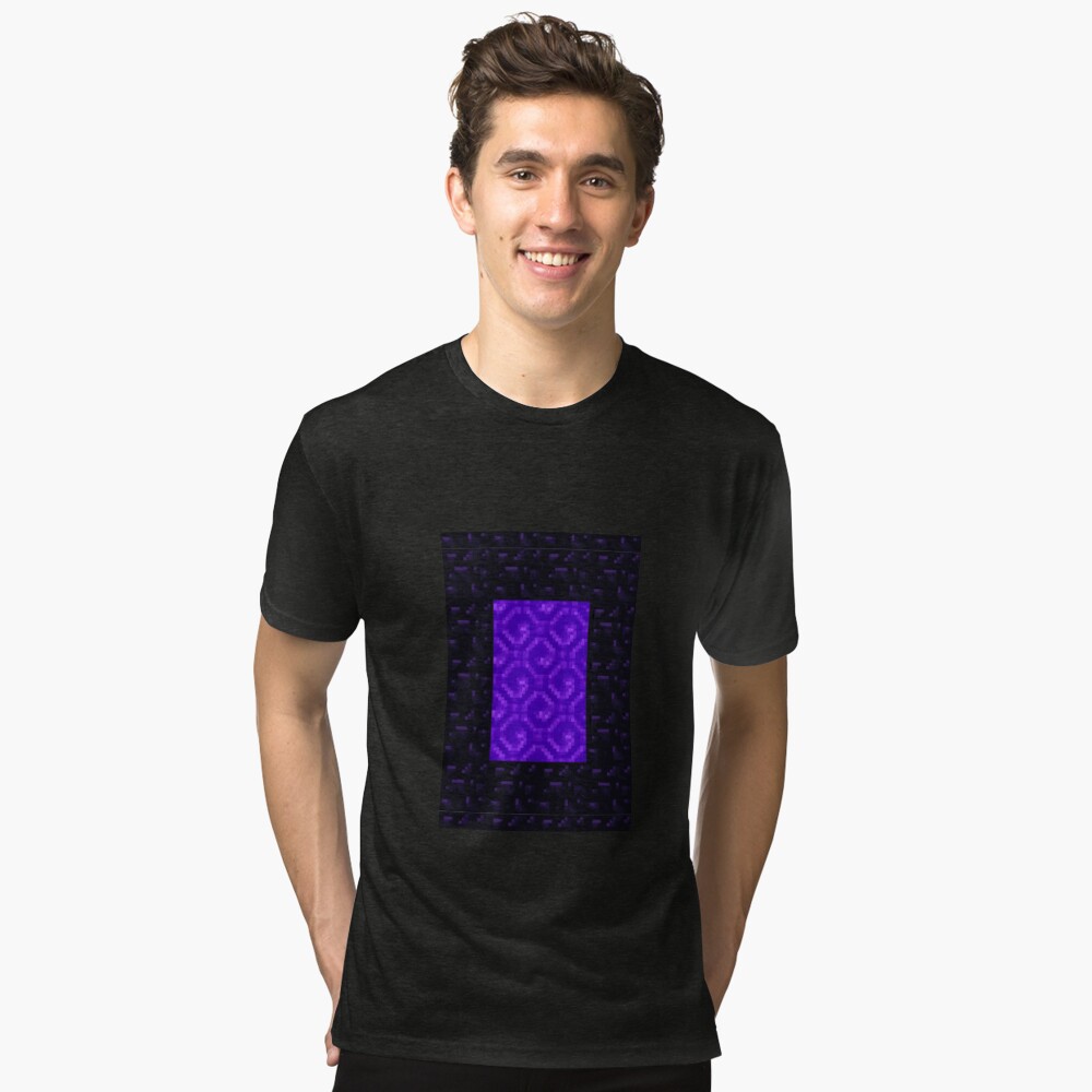 "Nether Portal, Minecraft design " Sticker for Sale by Oliver ...